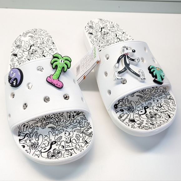 CROCS | Shoes | Crocs Steven Harrington Classic Funny Cartoons Slides ...